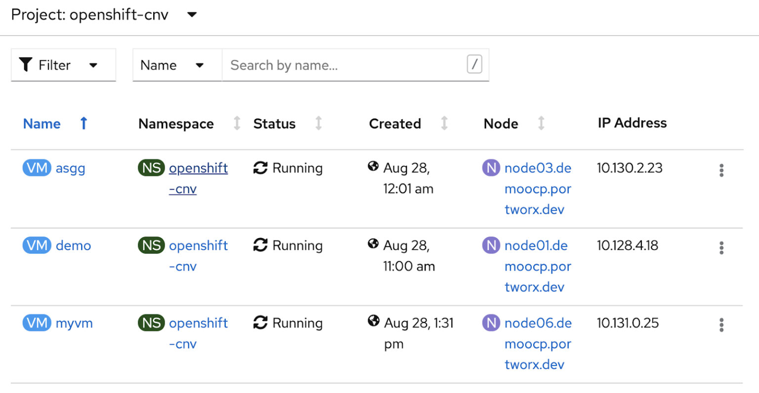 Live Migration, Backup and Restore for Openshift Virtualization | Portworx