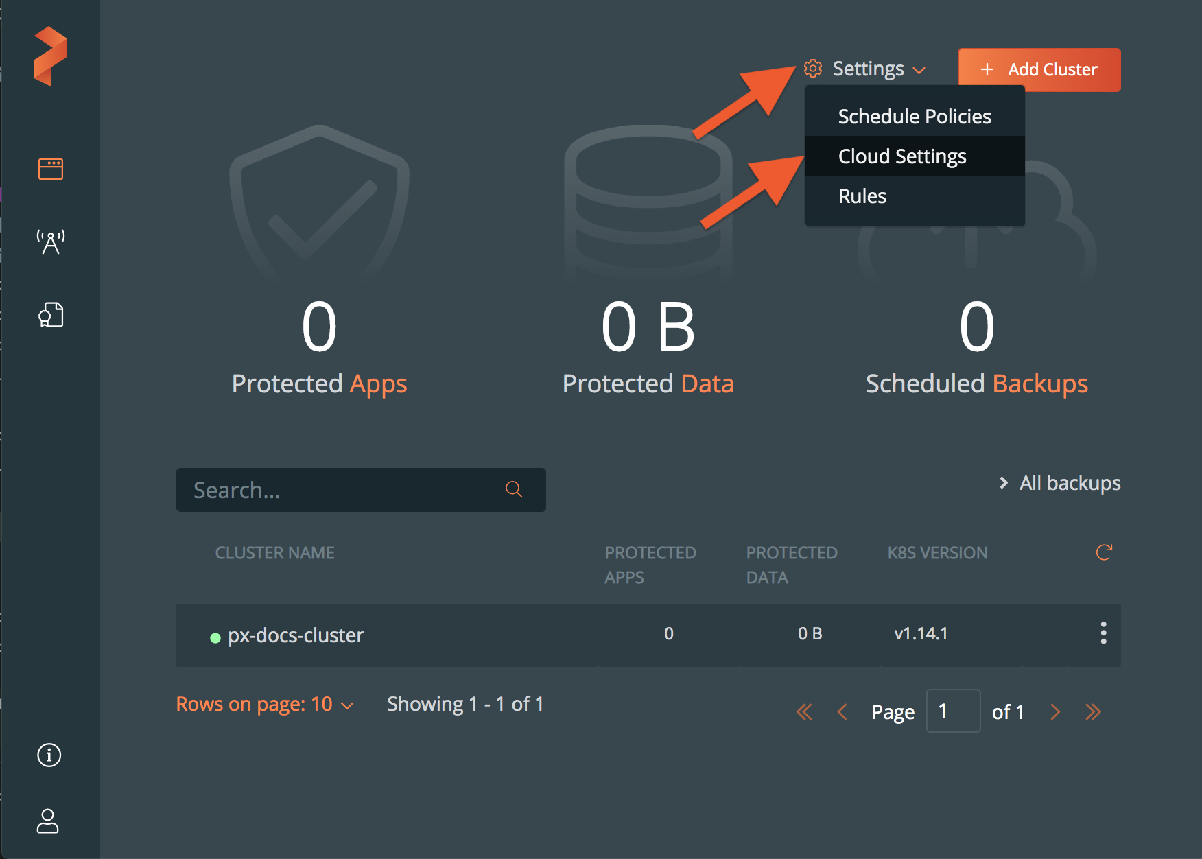 Cross-cloud Data Protection using PX-Backup - Migrate your applications ...