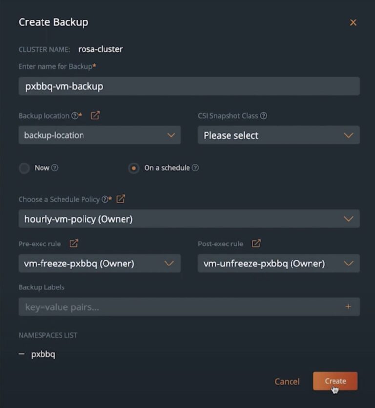 Protect KubeVirt VMs with Portworx Backup | Portworx
